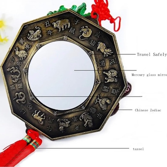 Accents | Nwt Decorative Pendant Feng Shui Bagua Mirror Yin Yang With ...